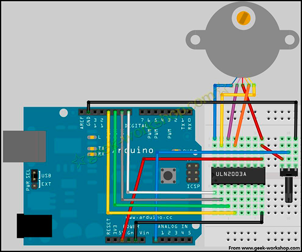 Stepper Motor com arduino